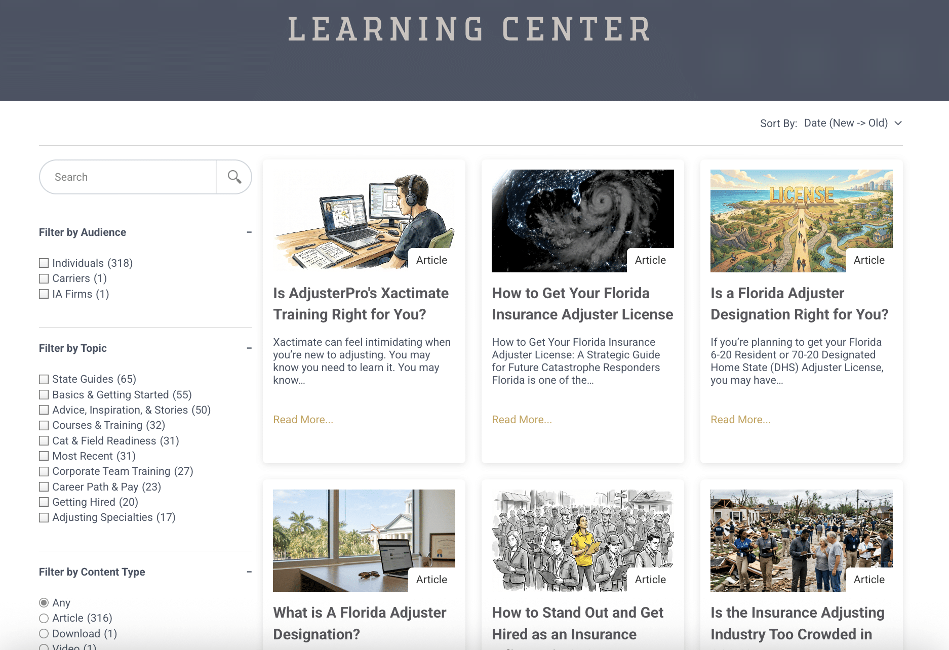 Insurance Adjuster Learning Center — Licensing, Training, & Career ...