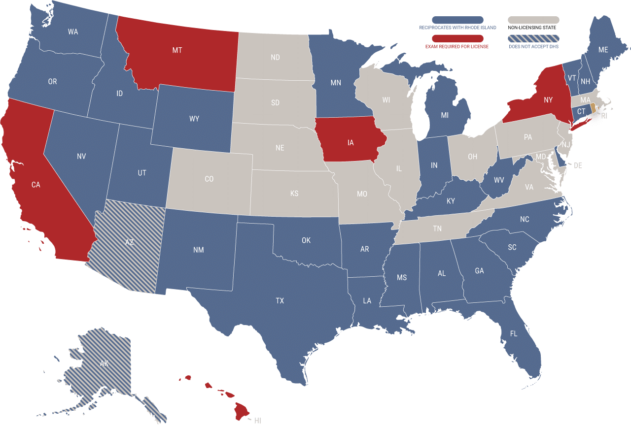 Rhode Island Adjuster License Reciprocity — AdjusterPro®